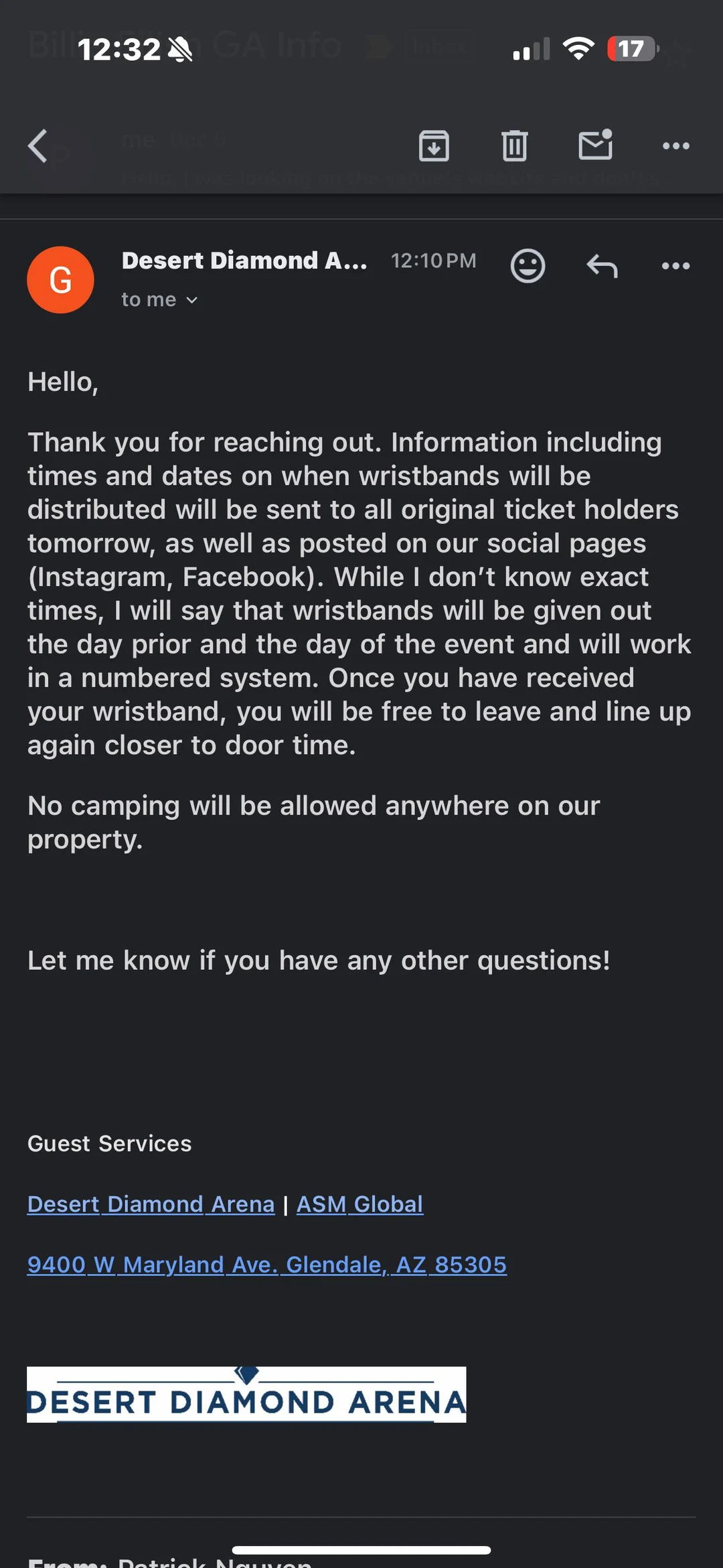 FYI for 3rd Party holders and original ticket holders 12/13 | Scrolller