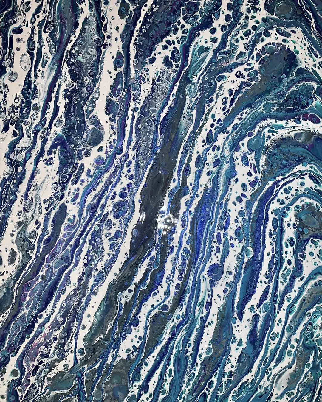 Waves, Me, Acrylic, 2022 | Scrolller