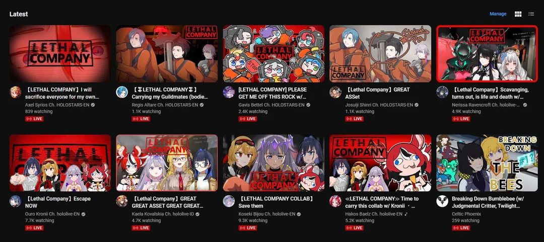 I think this Lethal Company game might be kind of popular | Scrolller