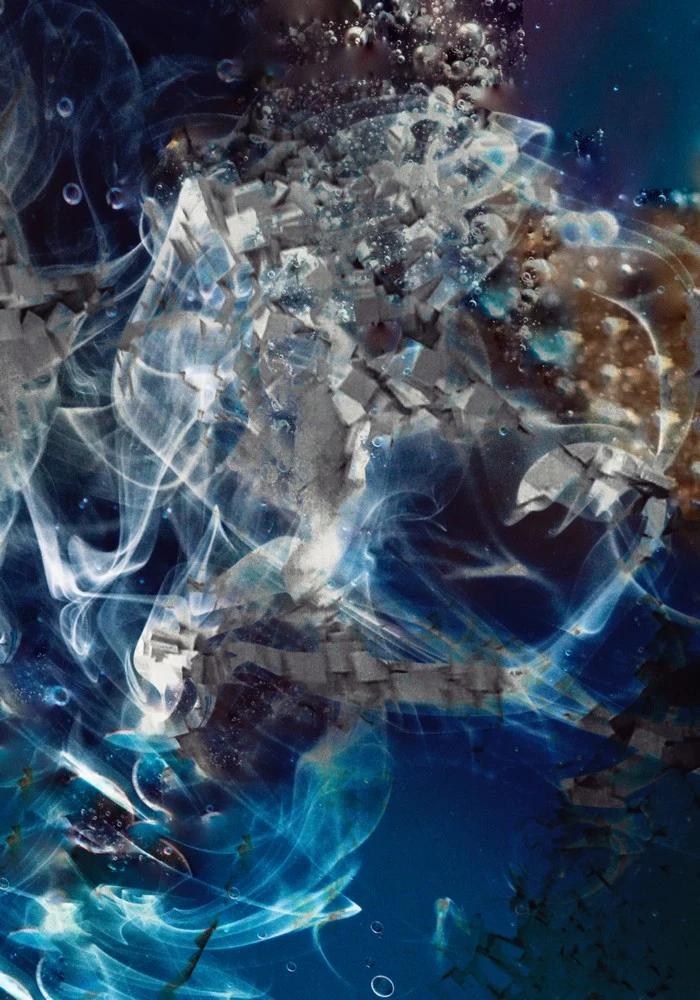 Abstract Art - Cosmic Dust In The Depths Of The Universe, Me, Digital, 2022 | Scrolller