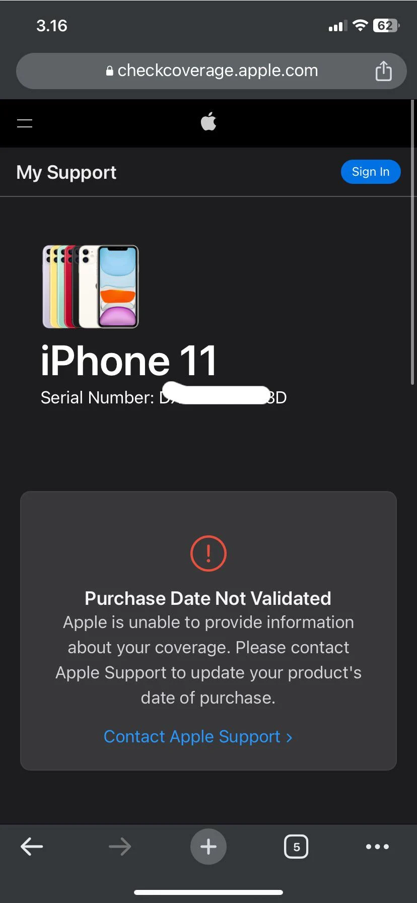 Purchase date not validated | Scrolller