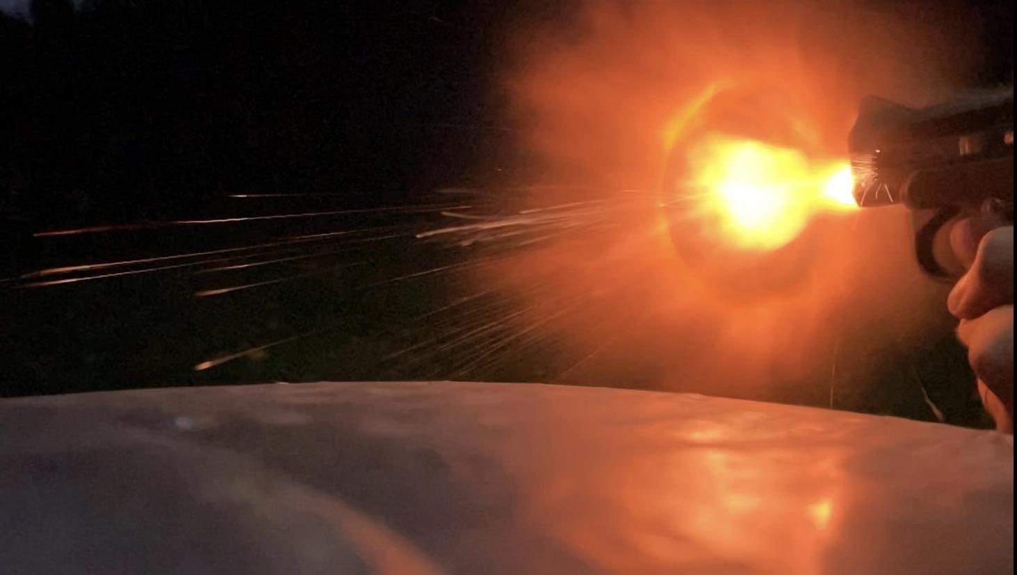 Saw a fireball post and figured I would share my most recent photo. #6 shot out of my Bond Arms ...