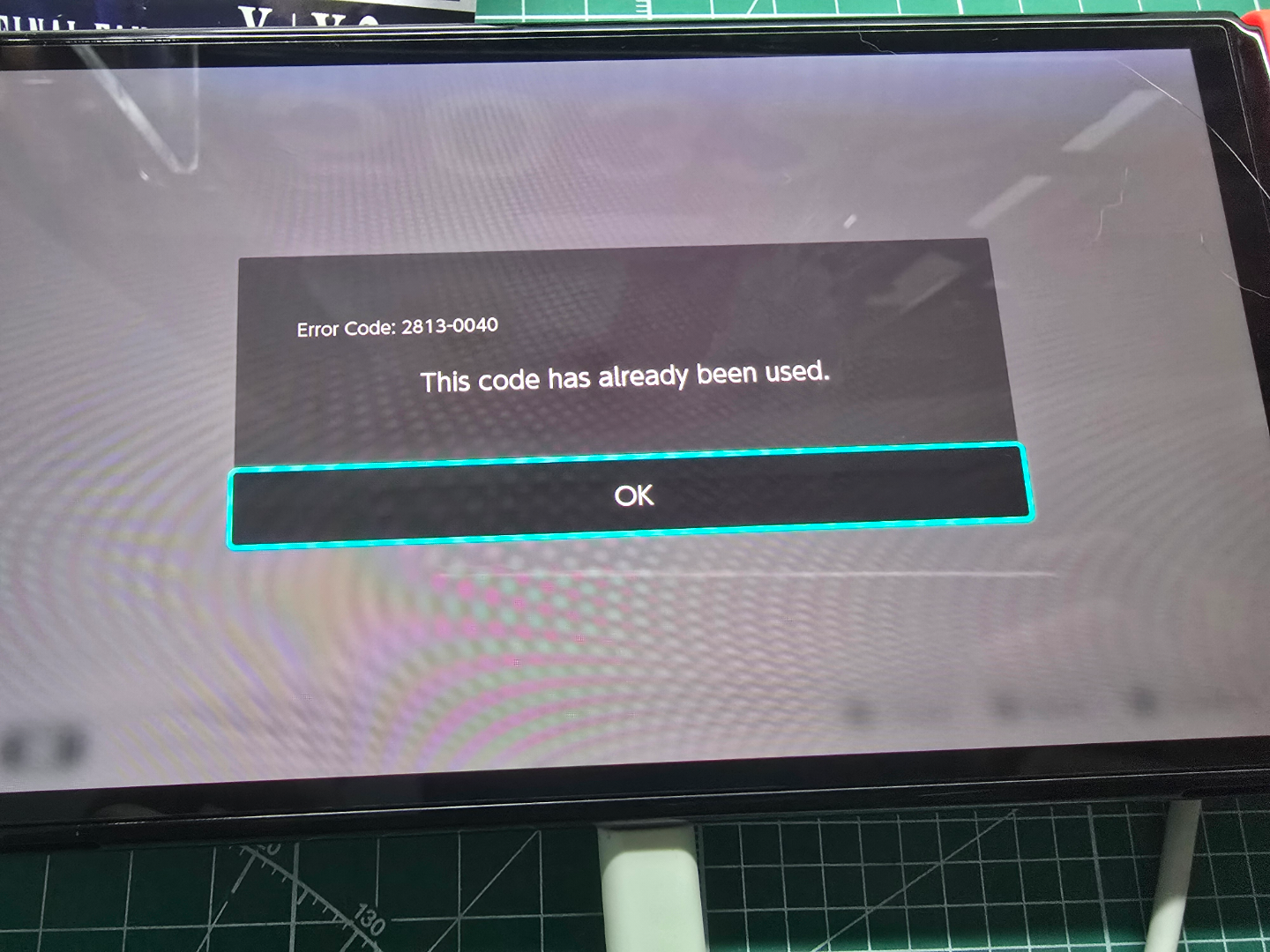 Can't redeem the code | Scrolller