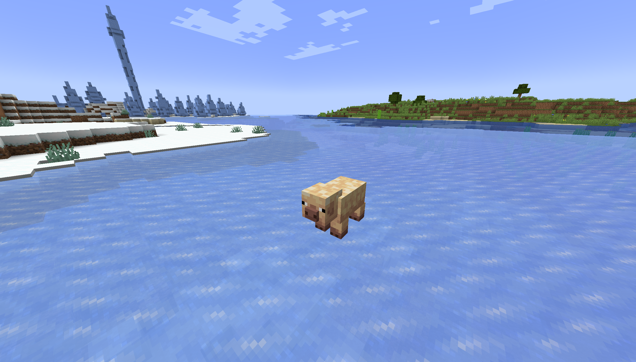 Made a resource pack for earlier versions with the new pig variants | Scrolller