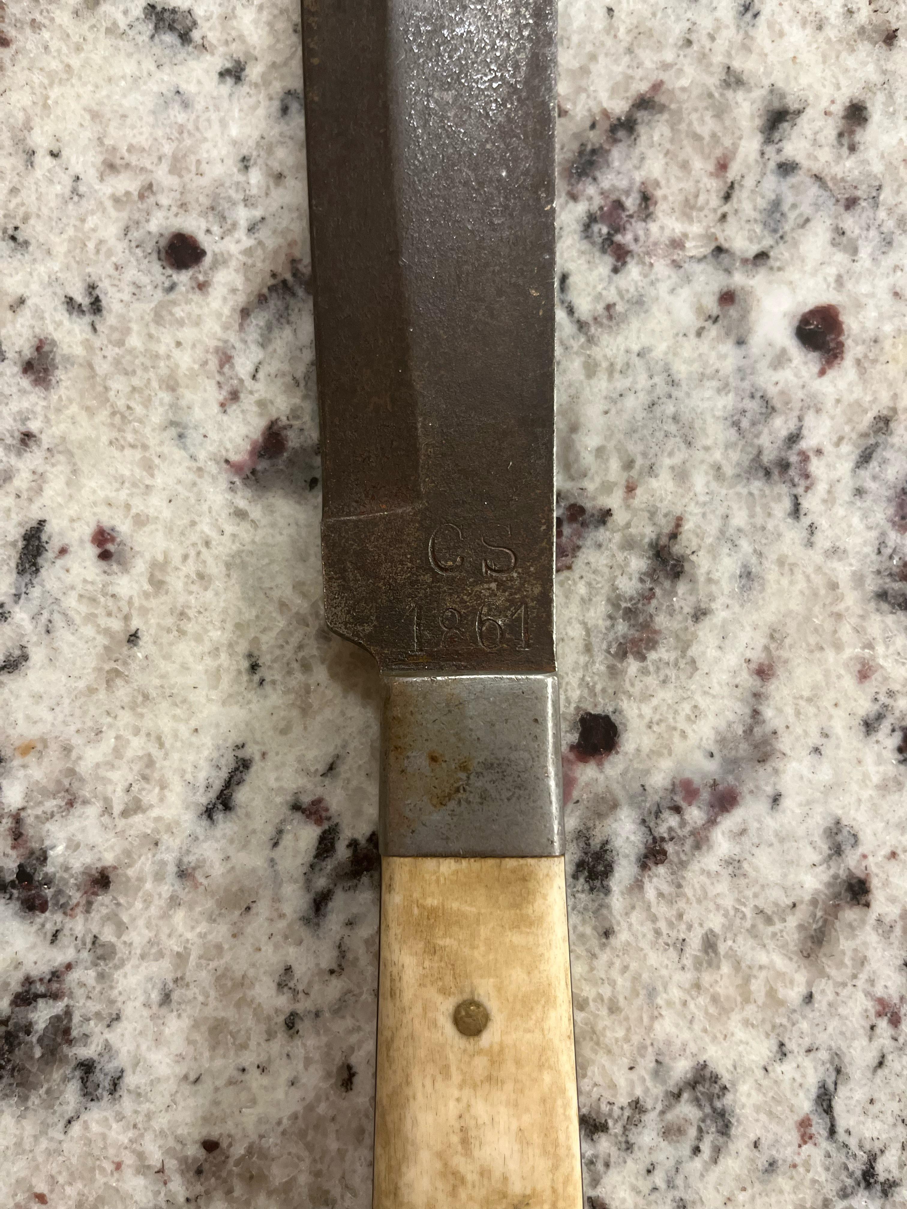 Confederate Bowie knife | Scrolller