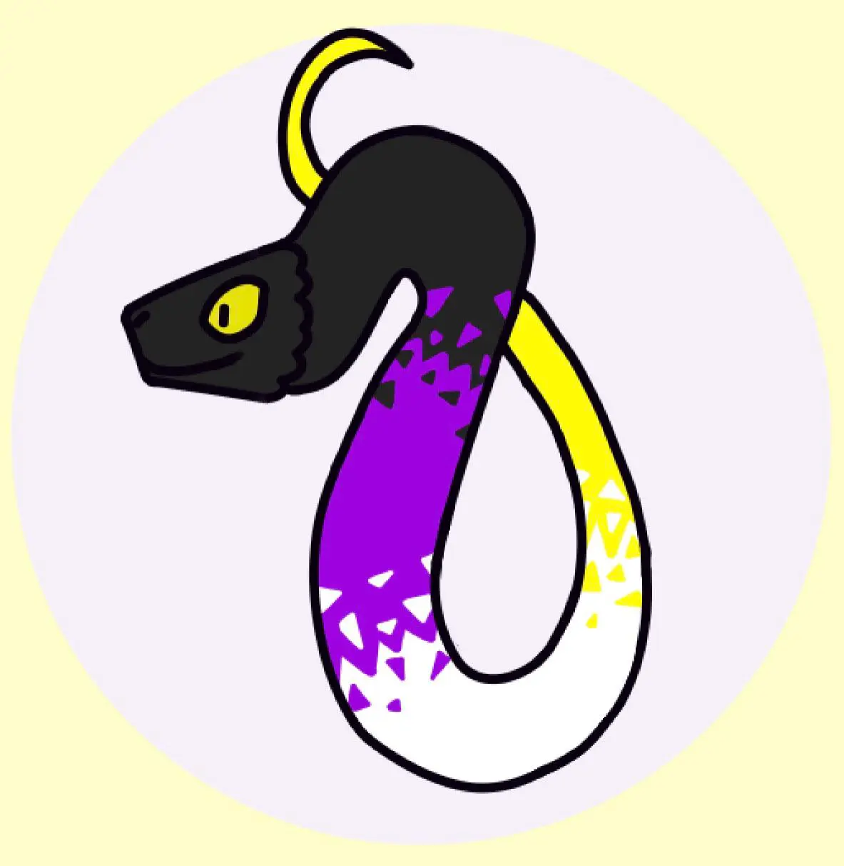 Enby snake | Scrolller