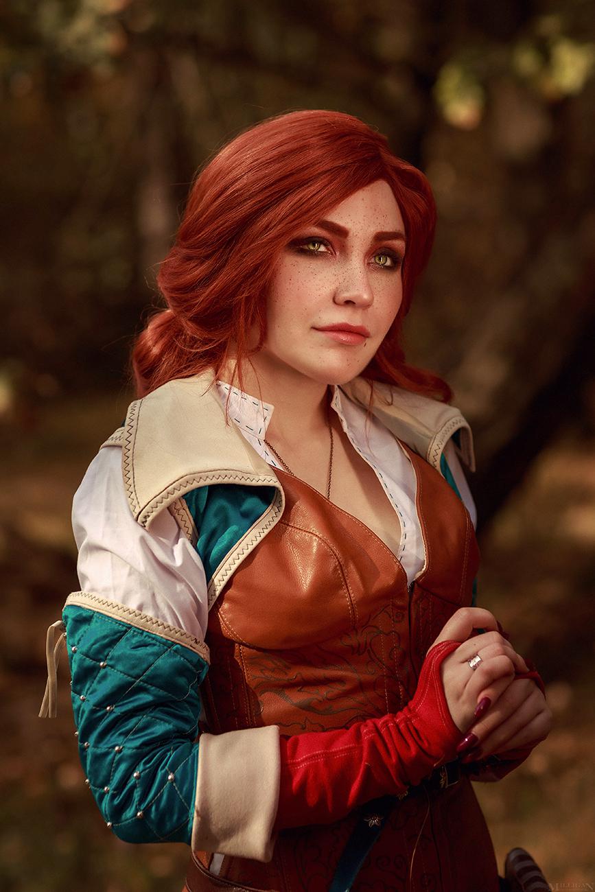 My cosplay Triss Merigold from The Witcher 3: Wild Hunt (Mi2ray= | Scrolller