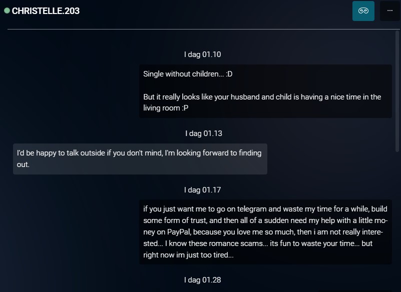 Romance scam, bored but tired | Scrolller