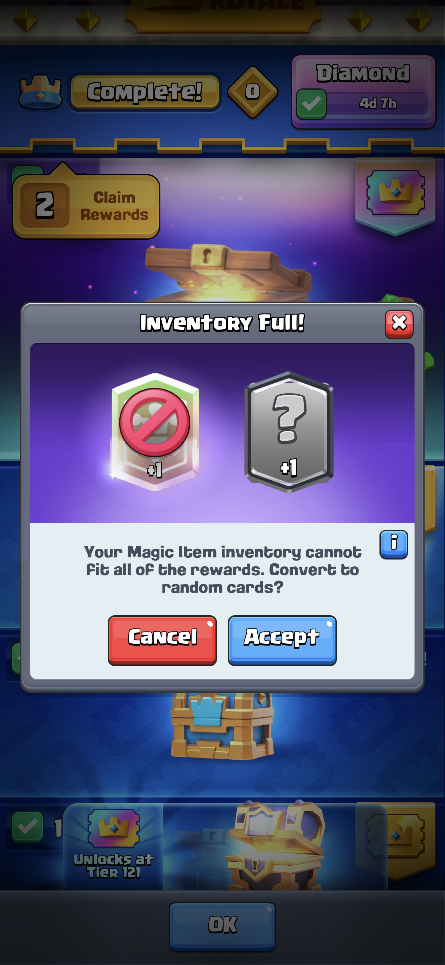 No inventory space | Scrolller