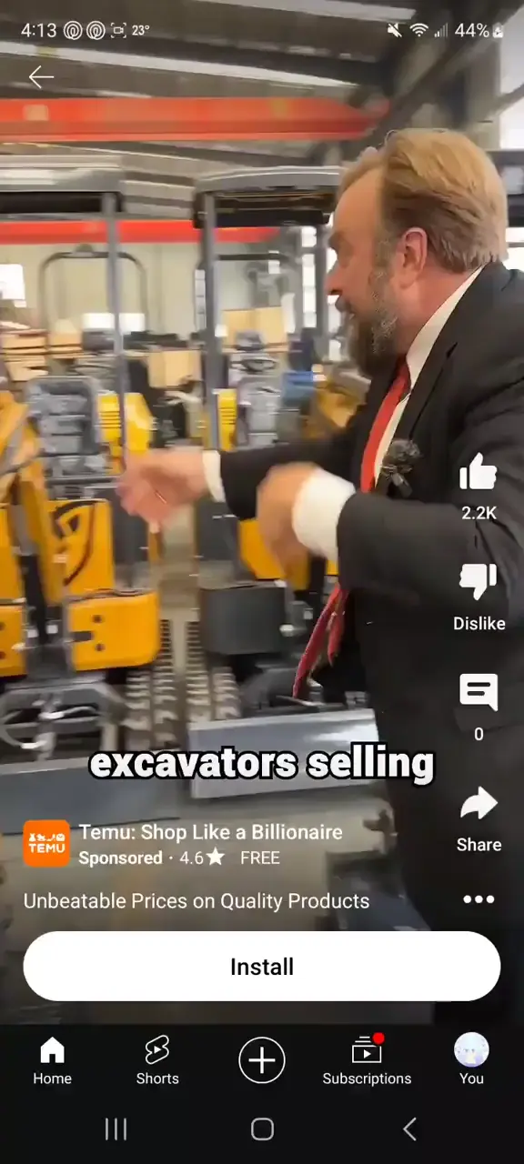 Excavator from temu | Scrolller