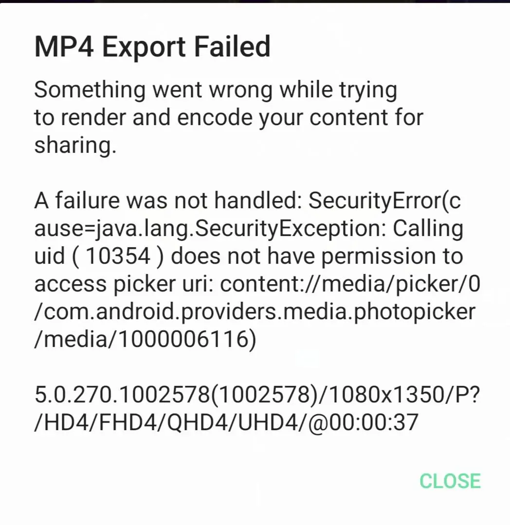 Export failed | Scrolller