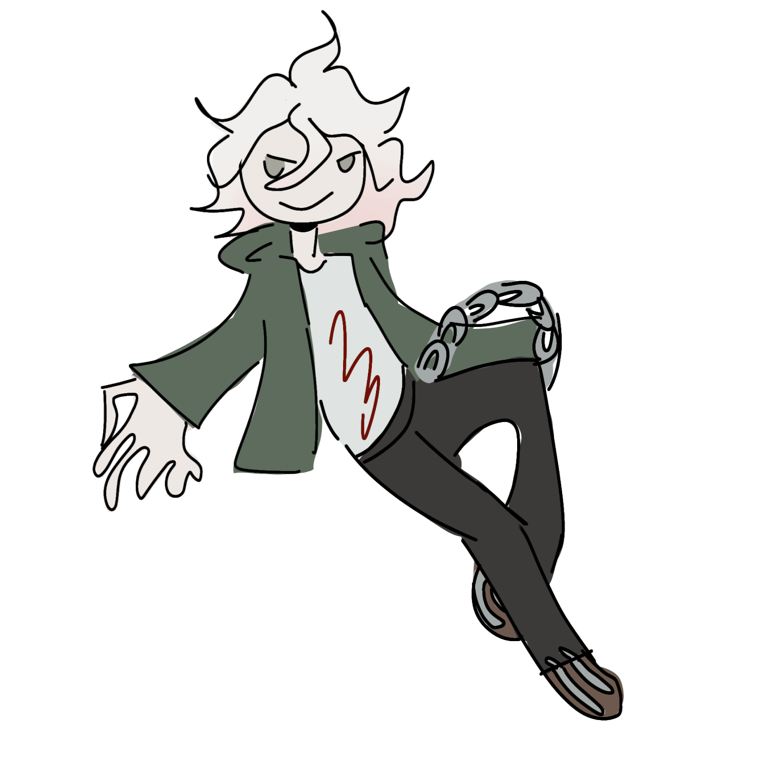 Badly drawn splash arts 4: Nagito | Scrolller