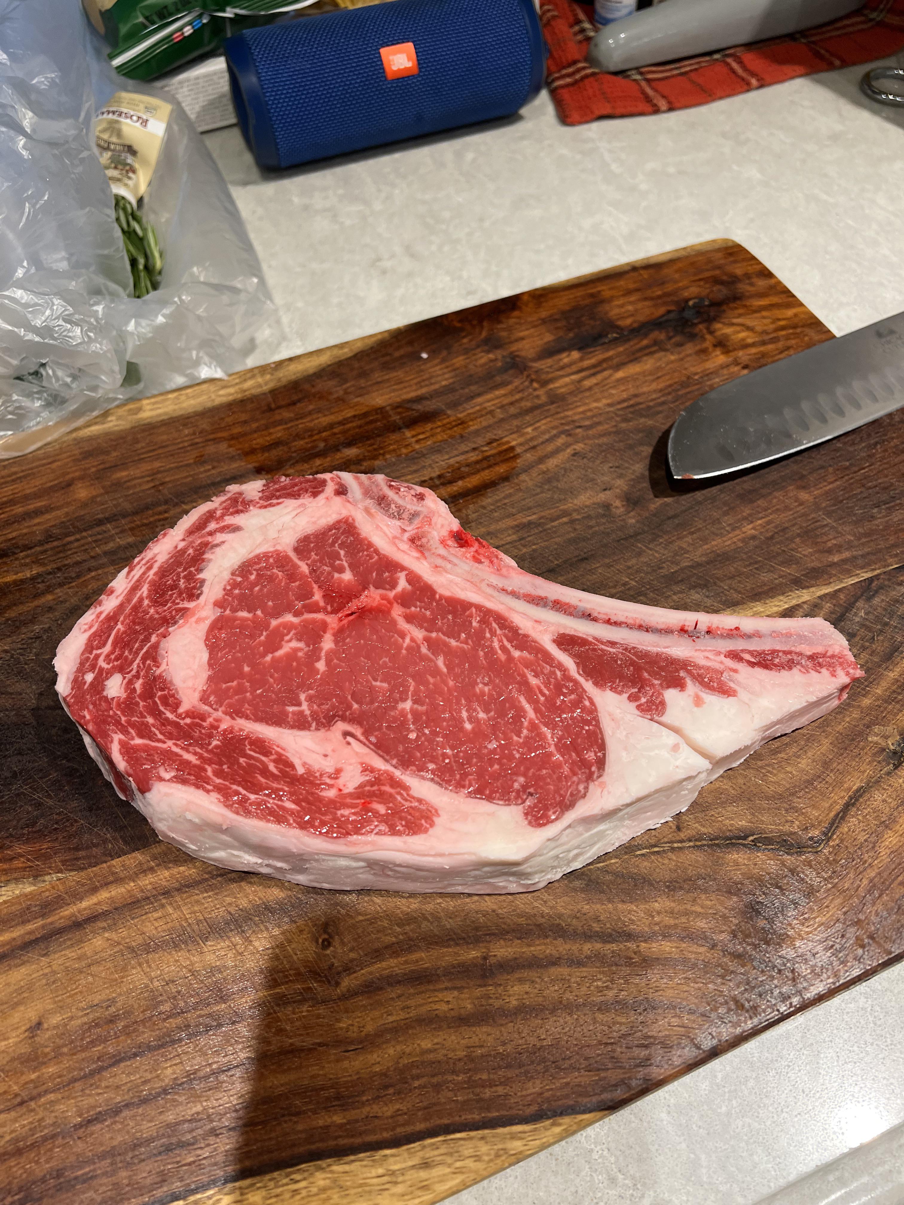 I made this a couple weeks ago. Reverse seared usda prime. | Scrolller