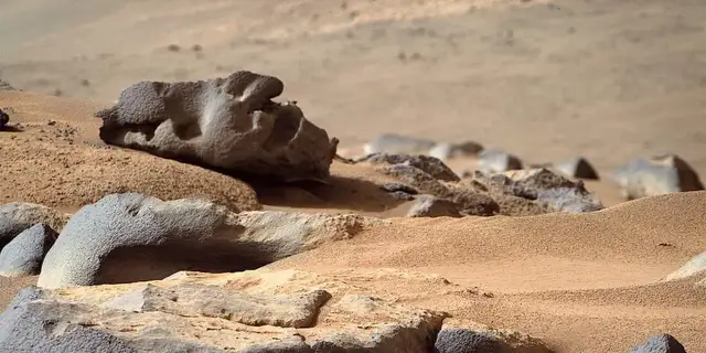 Pareidolia - NASA's Mars Perseverance rover acquired this image using its Right Mastcam-Z camera ...