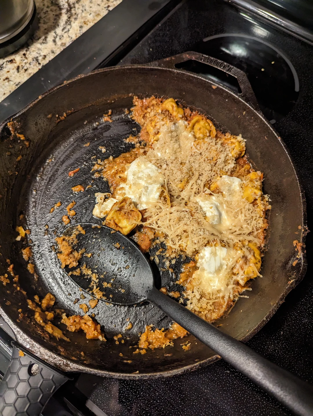 Panko-Topped Tortellini Bake | Scrolller