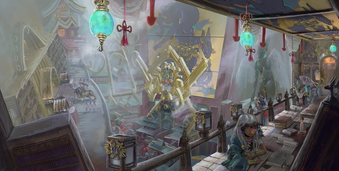 Library Cathedral Concept, 2023, by me | Scrolller