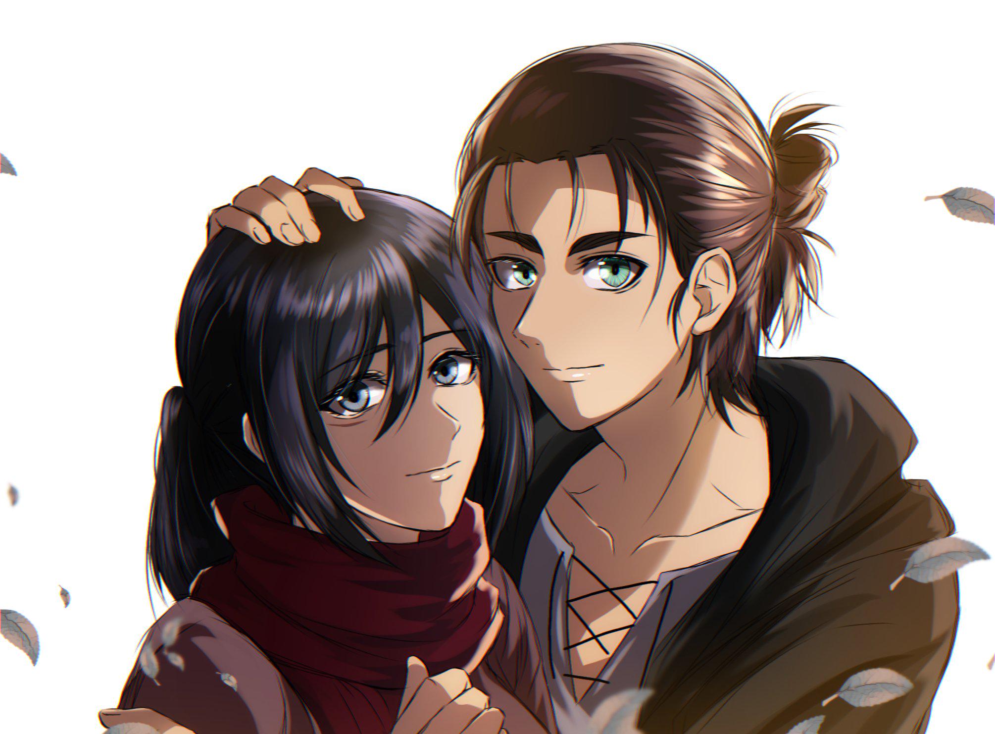 Eren and Mikasa🧣🕊️ (art by @rg5j5Wamime33) | Scrolller