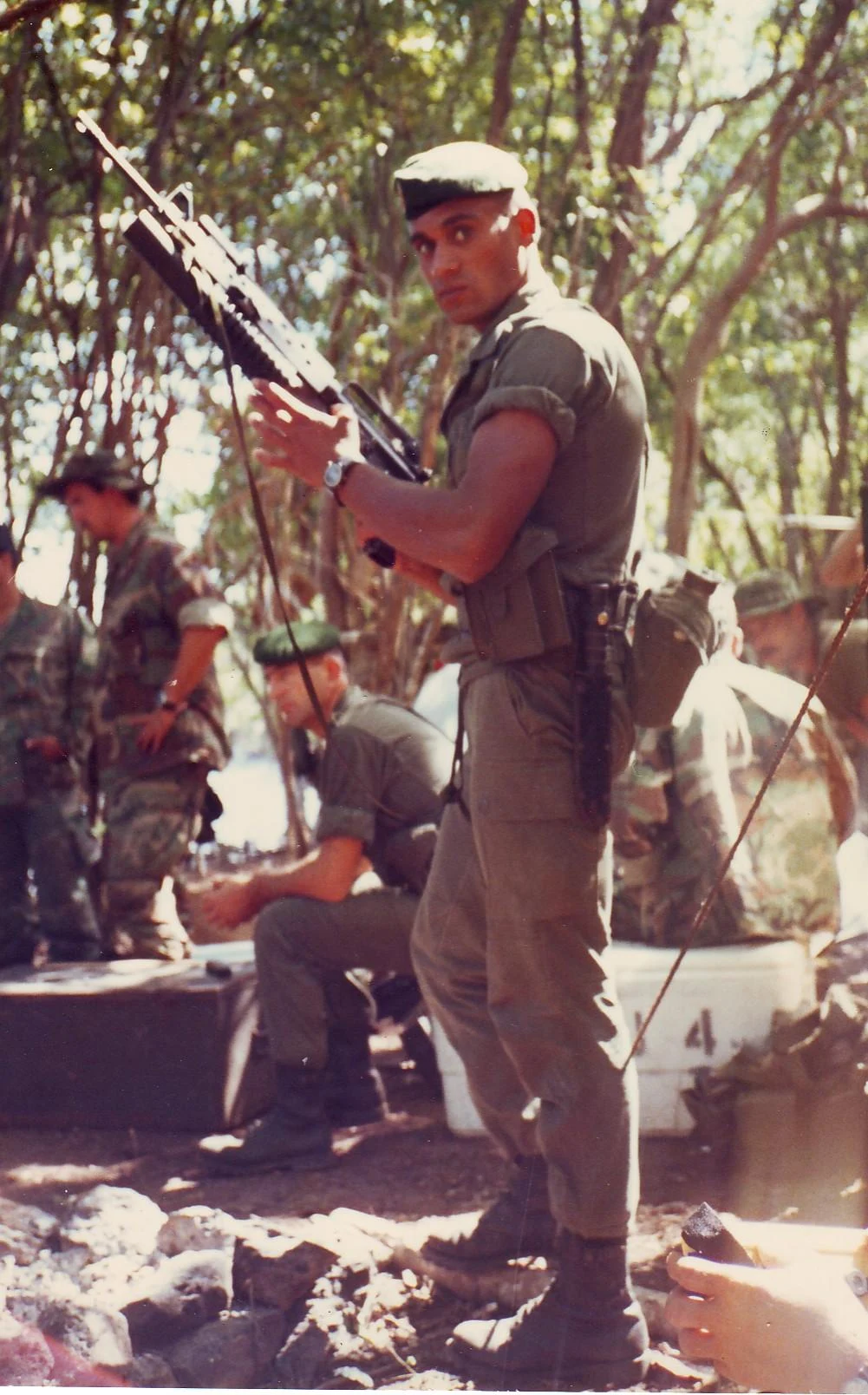 French Foreign Legionnaire training with Navy SEALs in Puerto Rico, 1987. | Scrolller