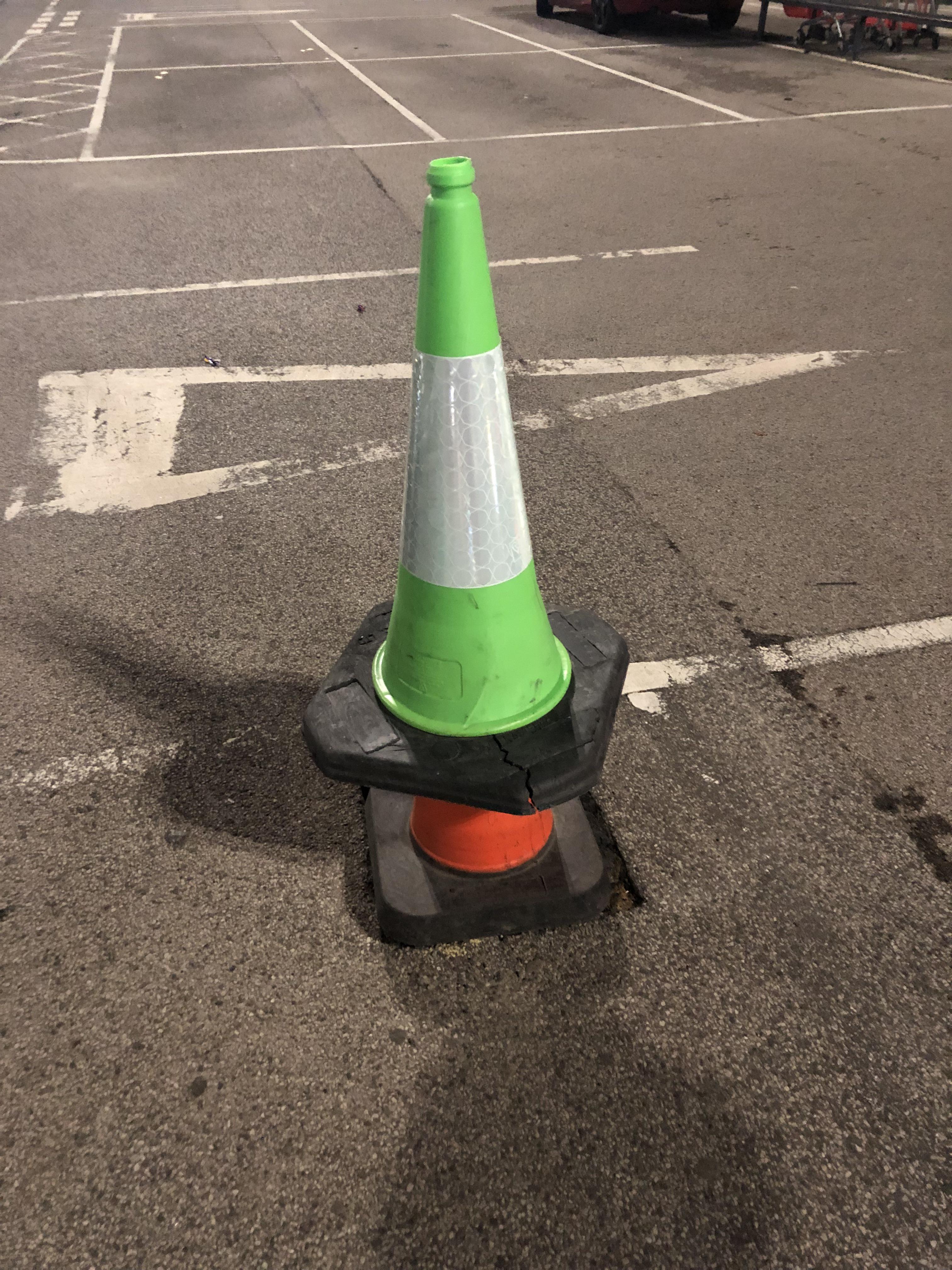 Discover more like RealLifeShinies: Bright green traffic cone and Related Content | Scrolller