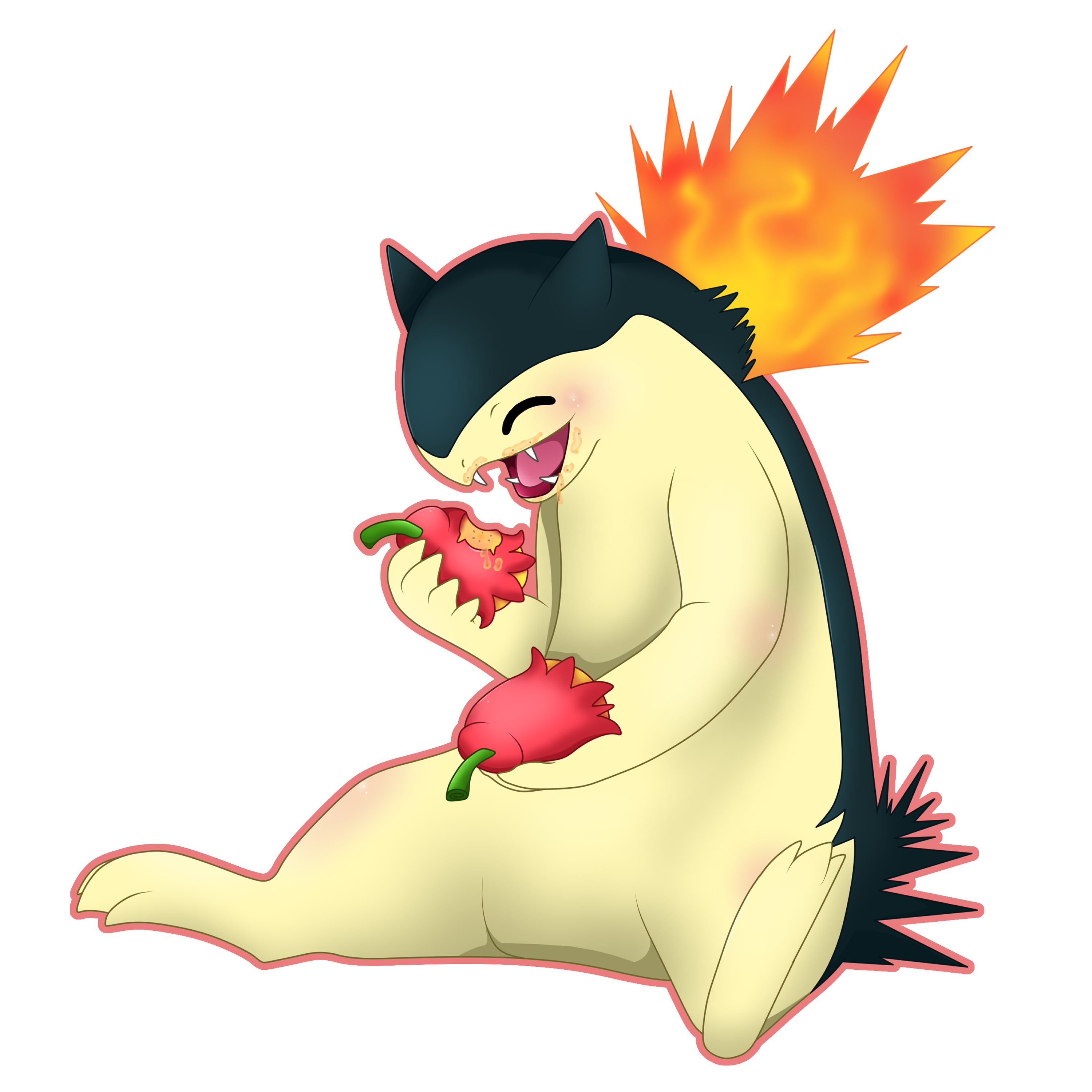 Typhlosion Fanart by me 🥭(reuploaded) | Scrolller
