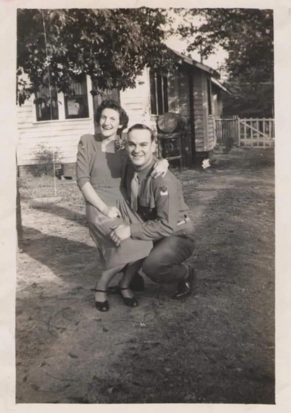 my great grandparents. circa 1940s. Great Grandpa was a US army mechanic and WW2 vet. | Scrolller