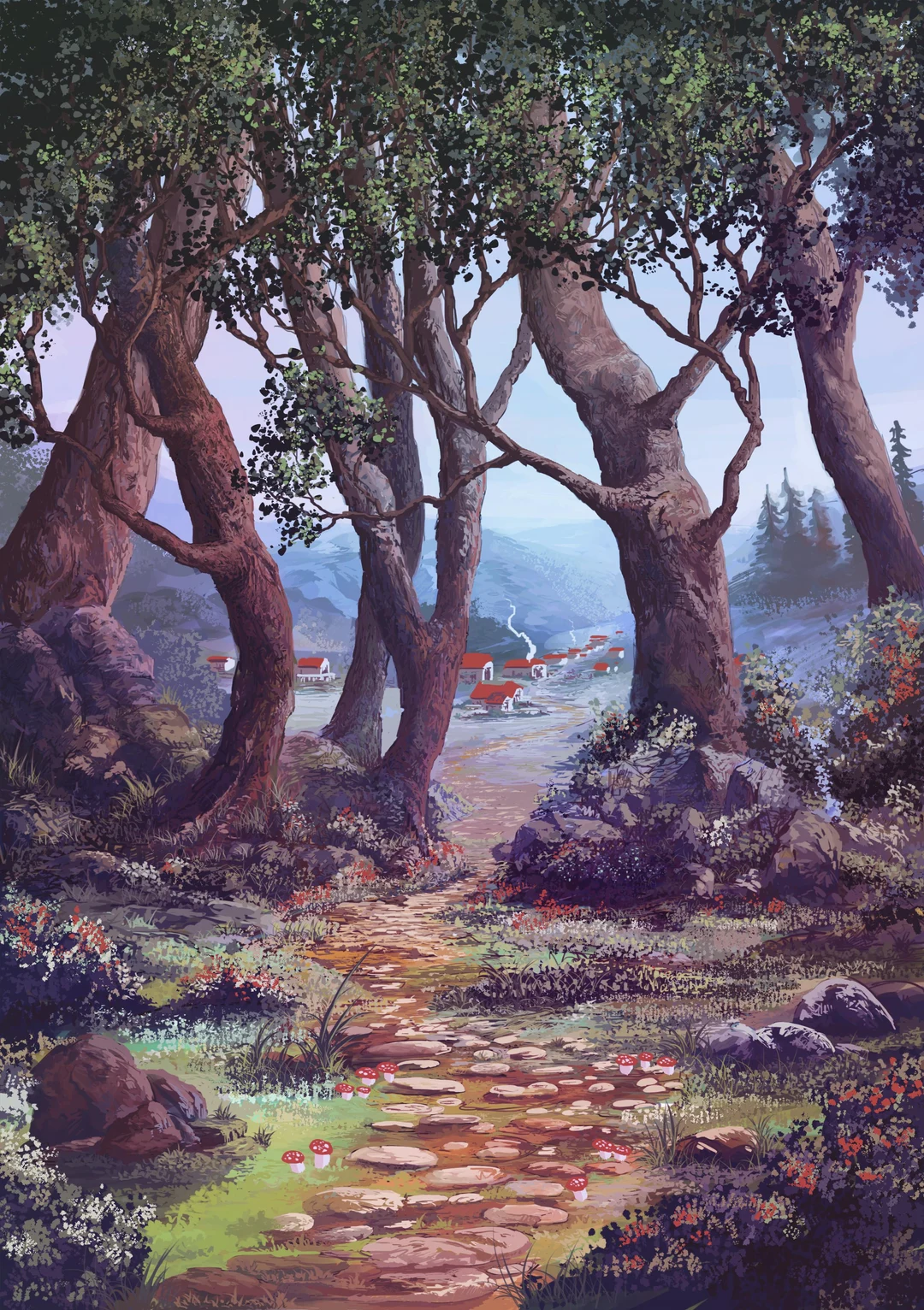 landscape 3 by artist Maxim Popov | Scrolller