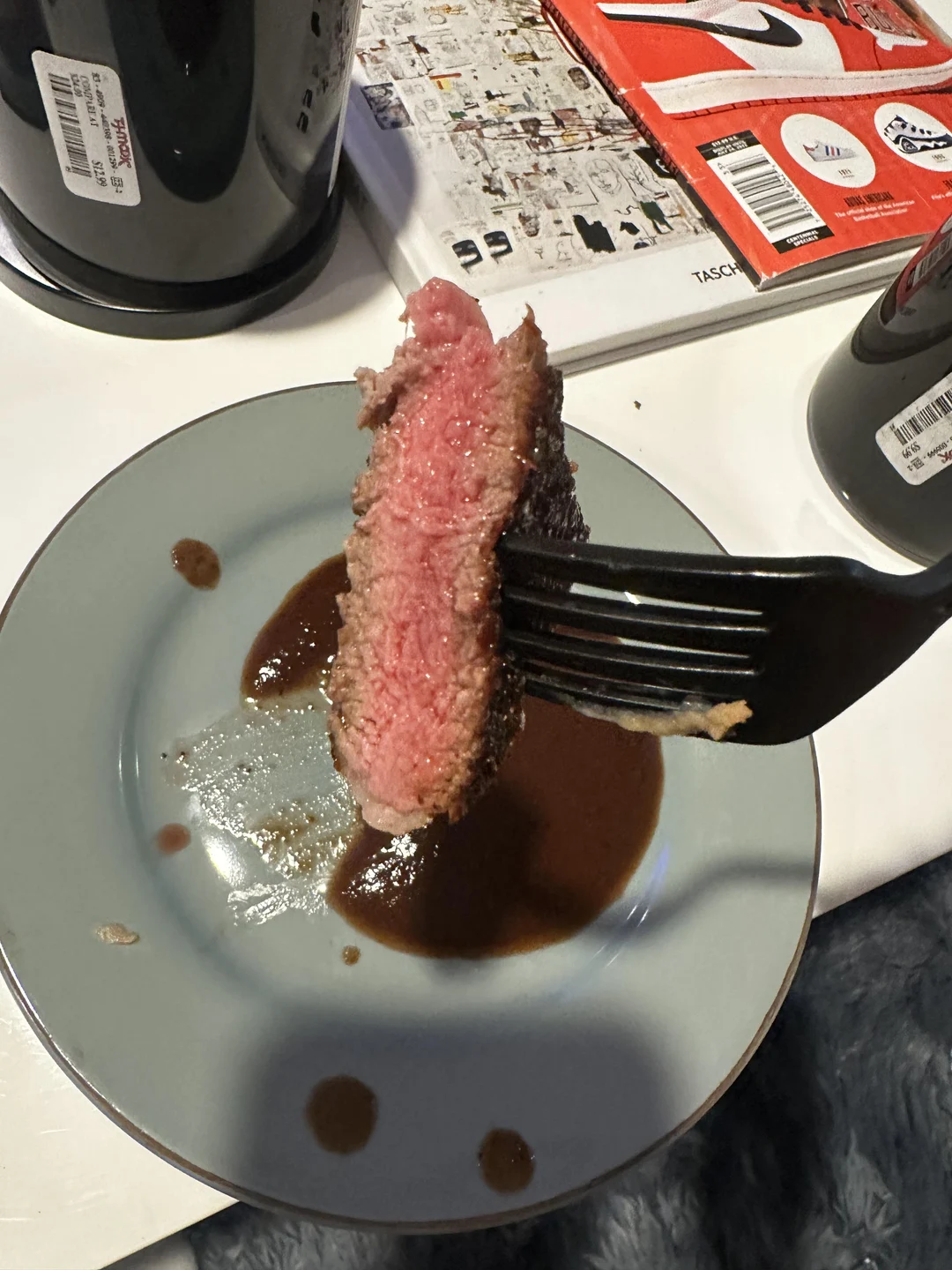 Haven’t cooked steak in years, is this medium rare? Non cast iron skillet cooked | Scrolller