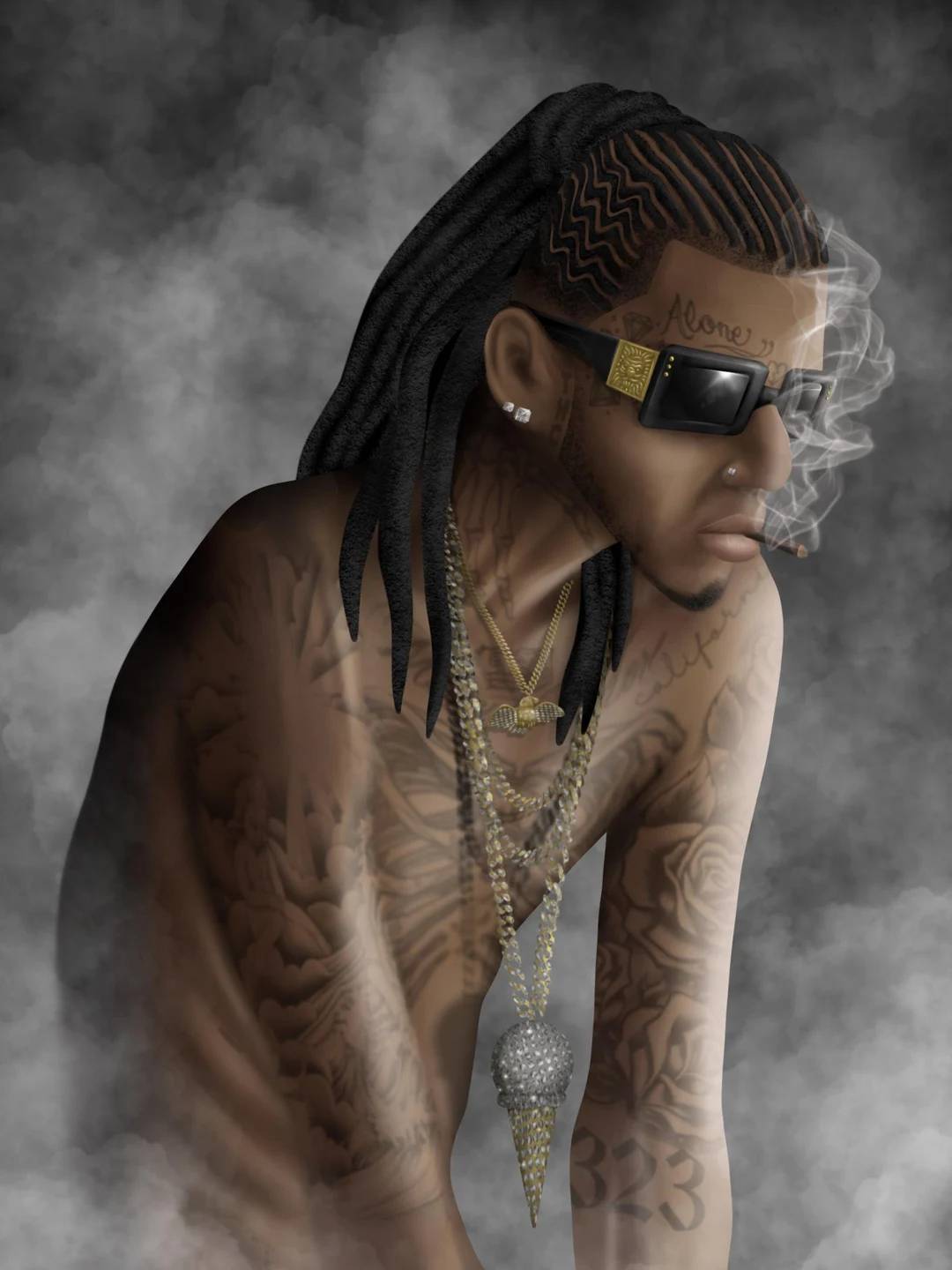 The Rapper, Me, Digital, 2022 | Scrolller