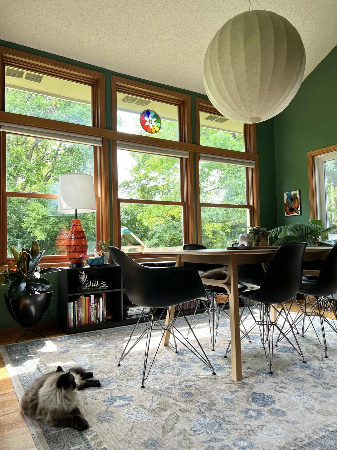 Our green dining room surrounded by the green Minnesota summer. | Scrolller