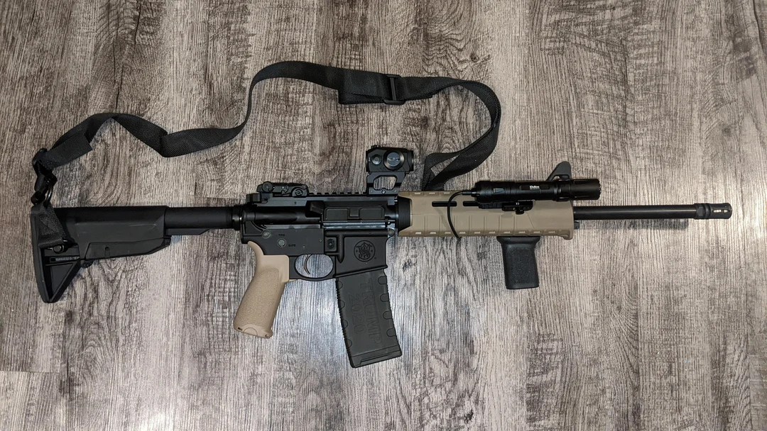 My first rifle build is finally complete! I made a cheap gun look not-so-cheap! xD | Scrolller