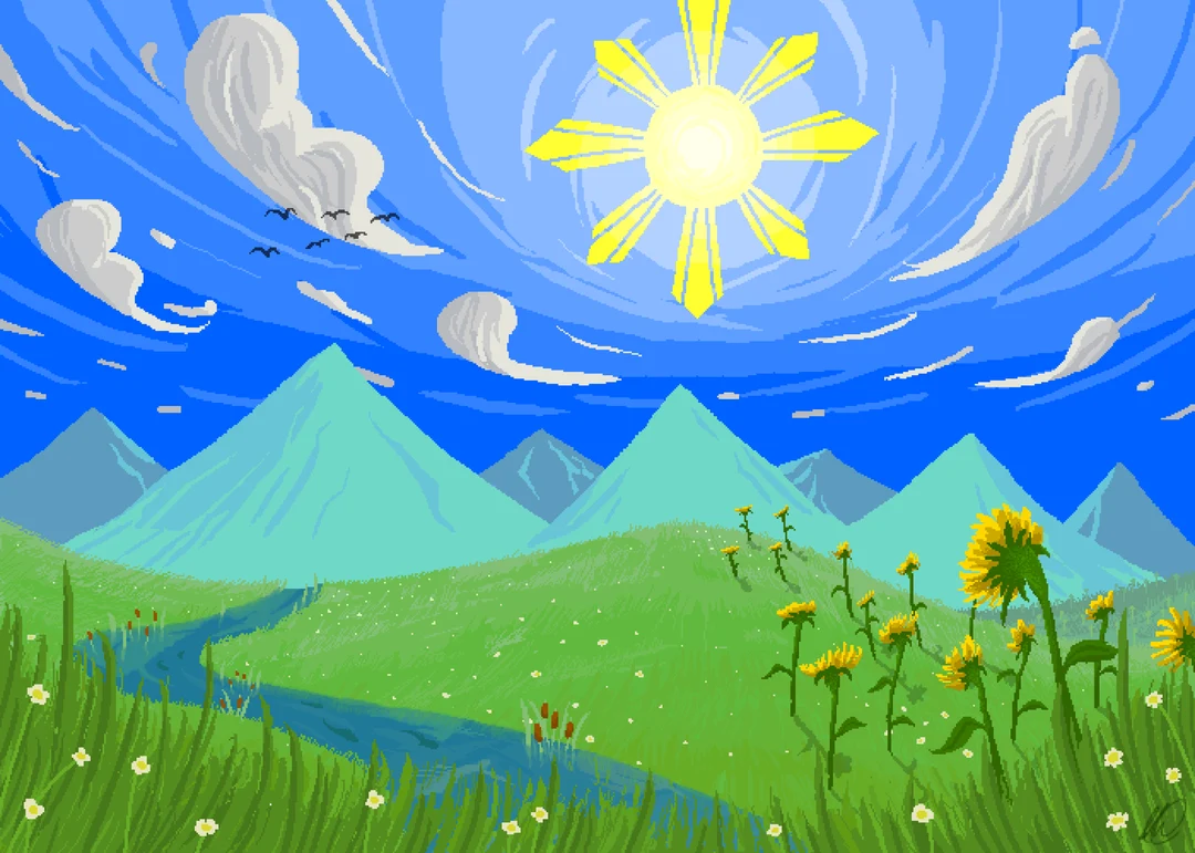 Hail to the Sun, trashk3tchup (me), Digital, 2024 | Scrolller