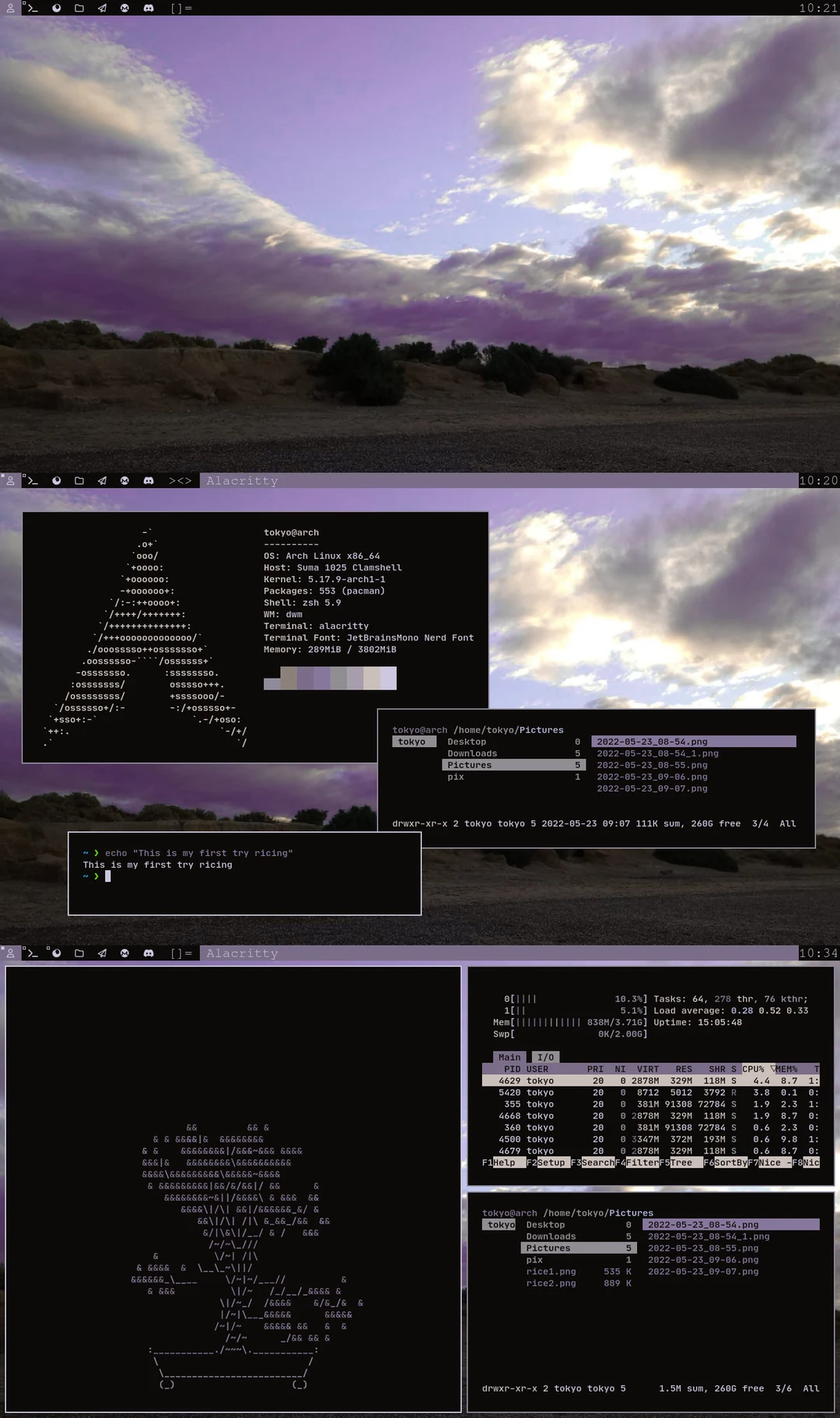[dwm] First try ricing! | Scrolller