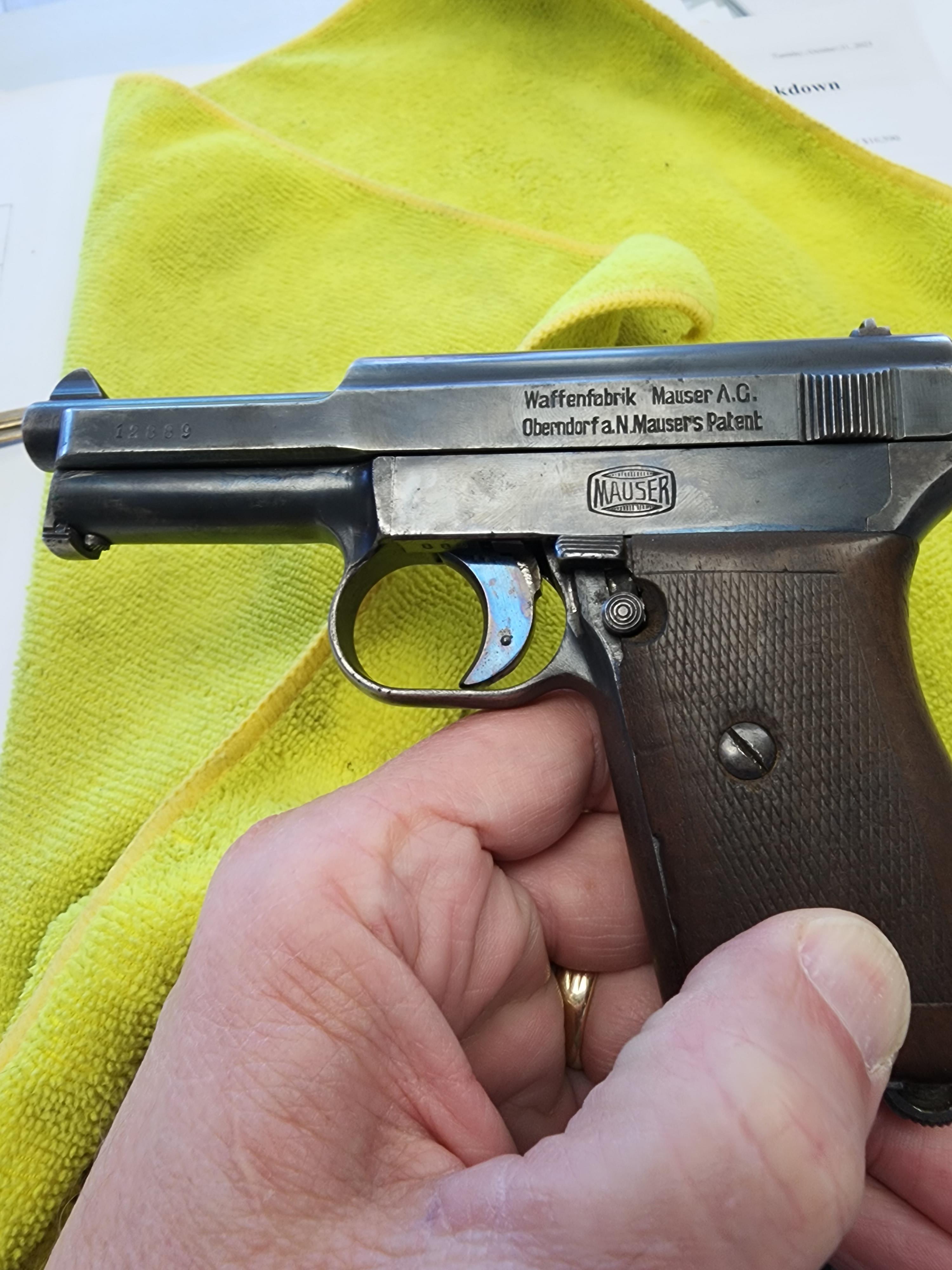 Help on this.....Waffenfabrik Mauser A.C. ? | Scrolller