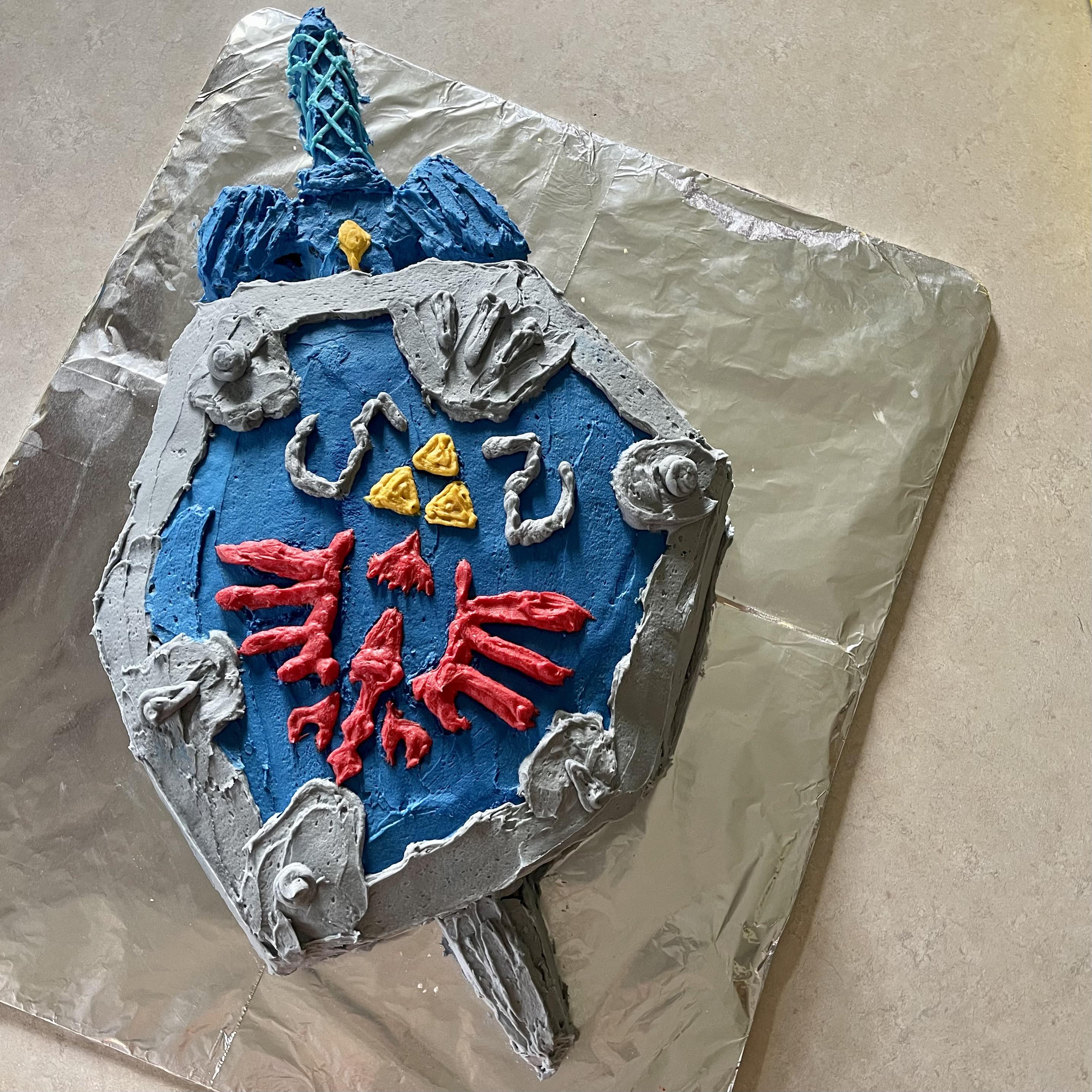 [Other] Master Sword and Hylian Shield Cake | Scrolller