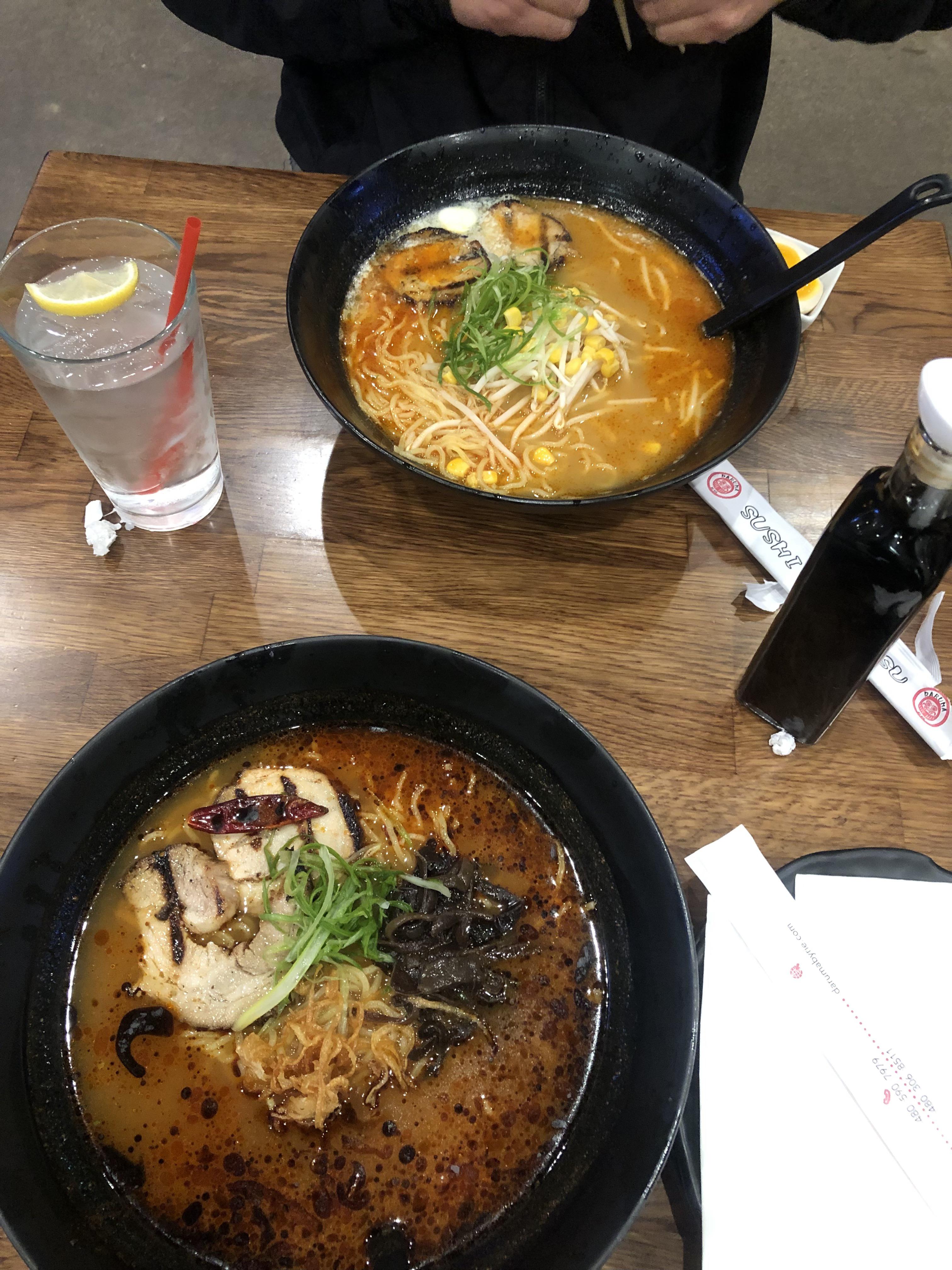 Spicy tonkotsu and miso butter 😤🤤 | Scrolller