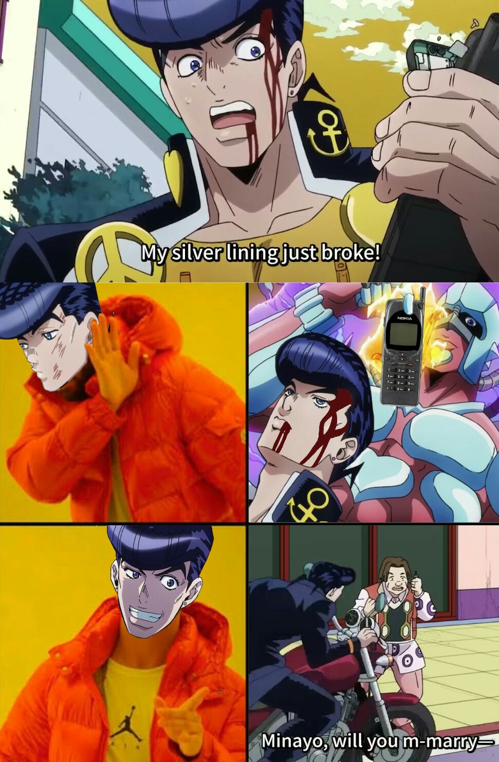 Josuke forgot | Scrolller