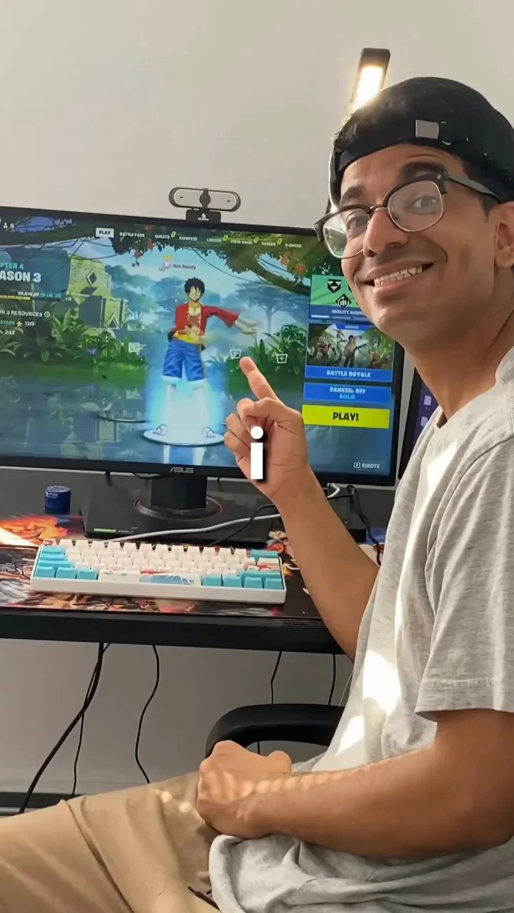 Playing Fortnite With Luffy Skin (Unreleased) | Scrolller