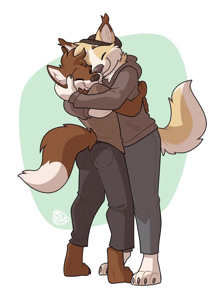 Hugs (art by NowandLater) | Scrolller