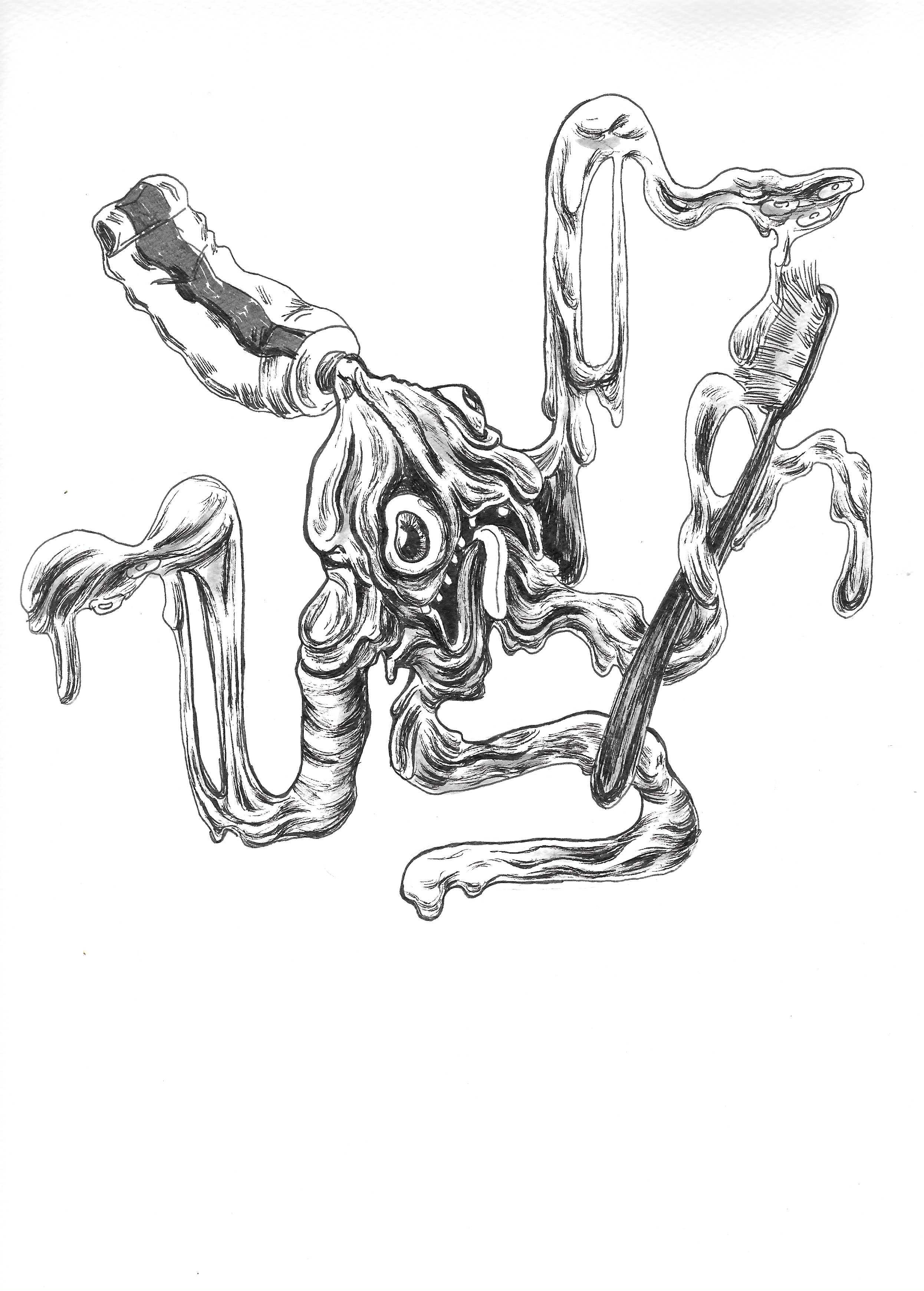 Toothpaste monster | Scrolller