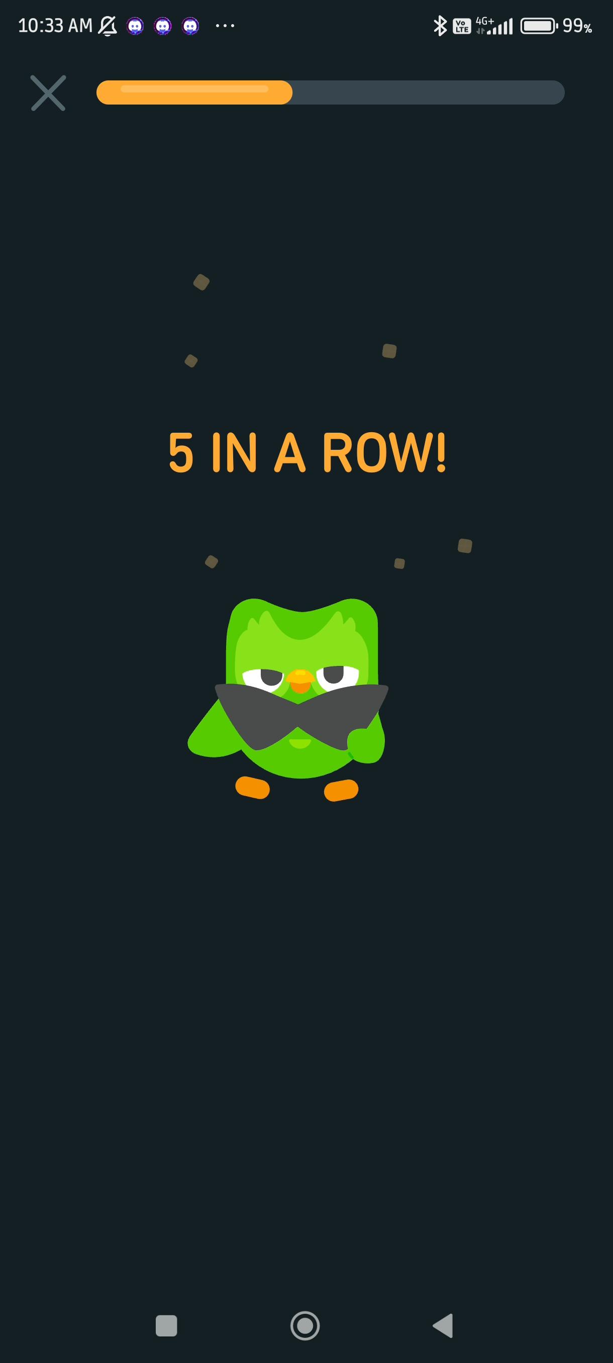 New duolingo's row animation update | Scrolller