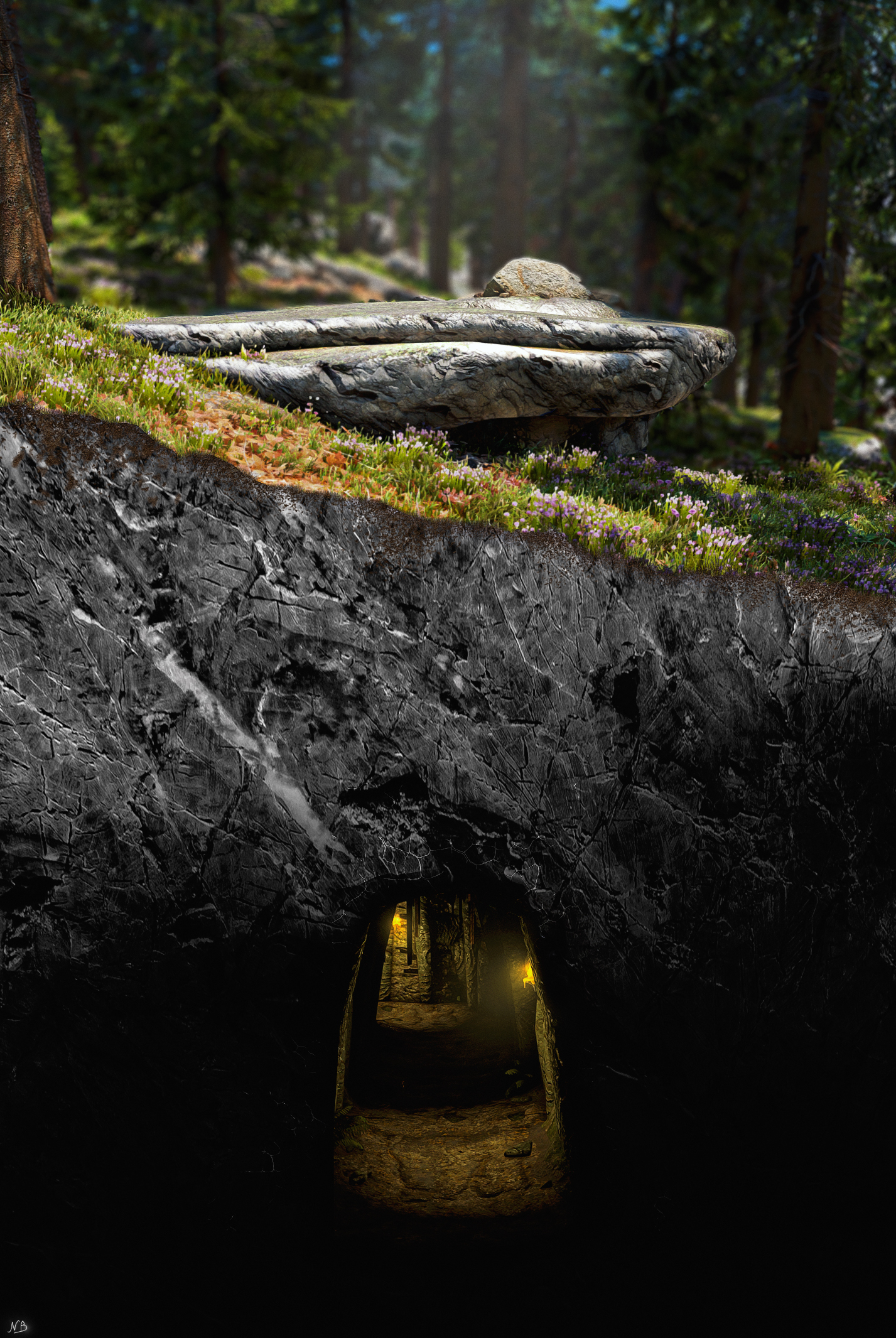 Skyrim's underground [Art] | Scrolller