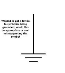 Grounding symbol tattoo | Scrolller