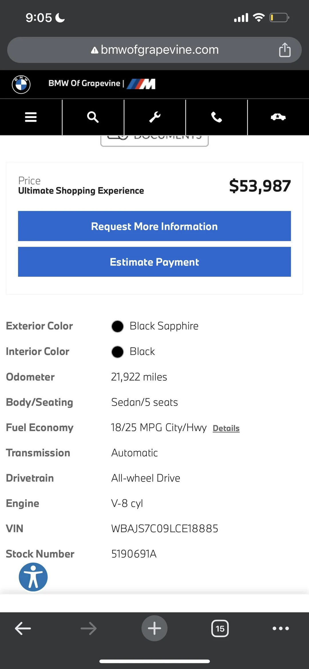 Model S Performance to M550 | Scrolller