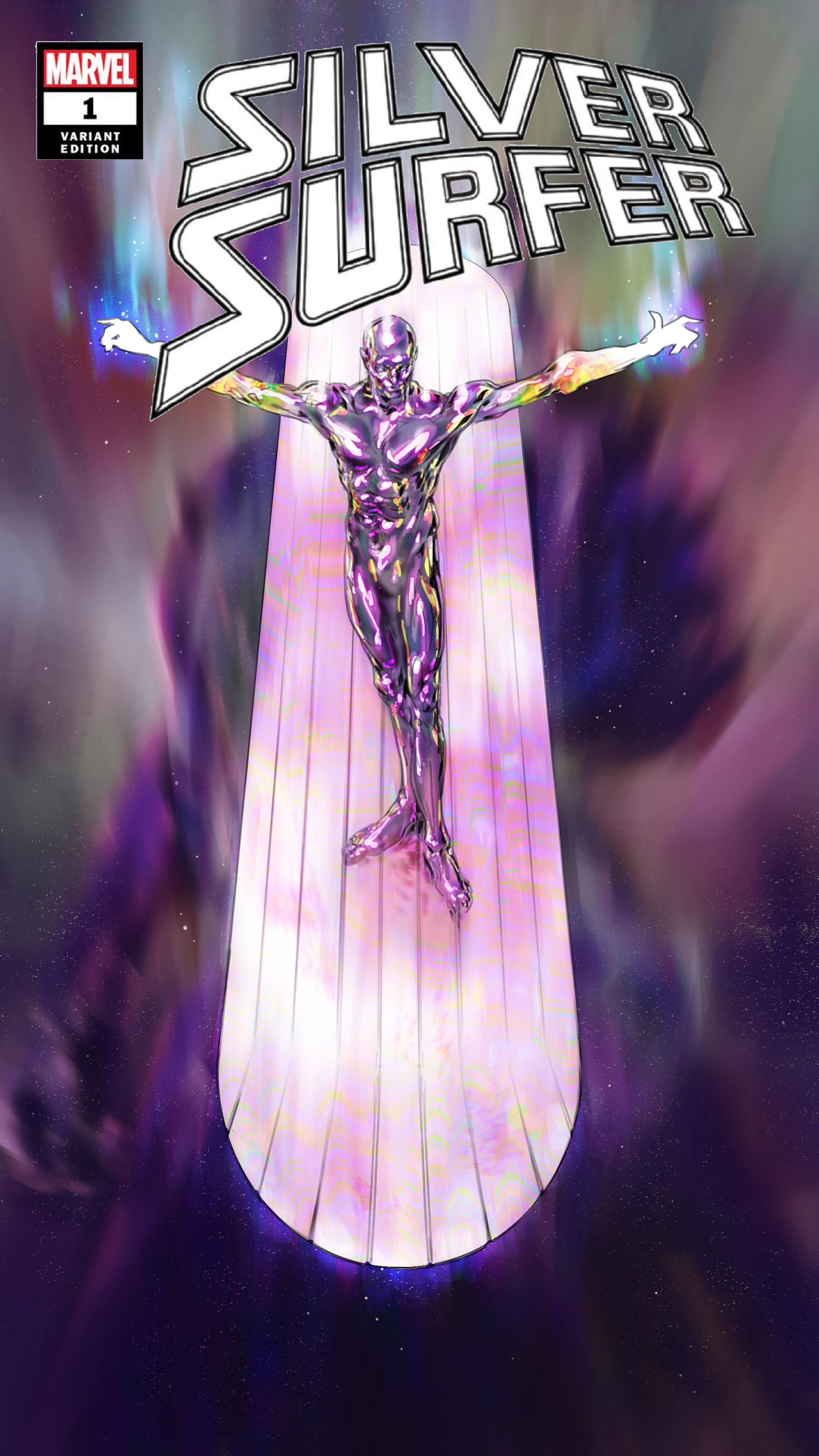 Silver Surfer cover fanart by me | Scrolller