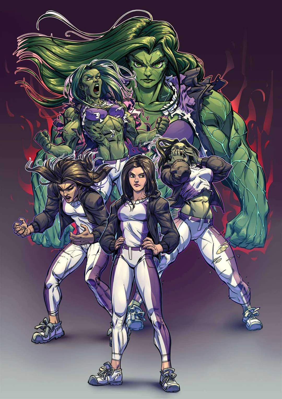 Transformation into She-Hulk | Scrolller