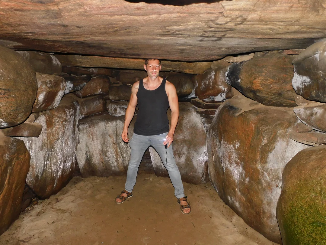 Inside the passage grave Landskrona, Sweden | Scrolller
