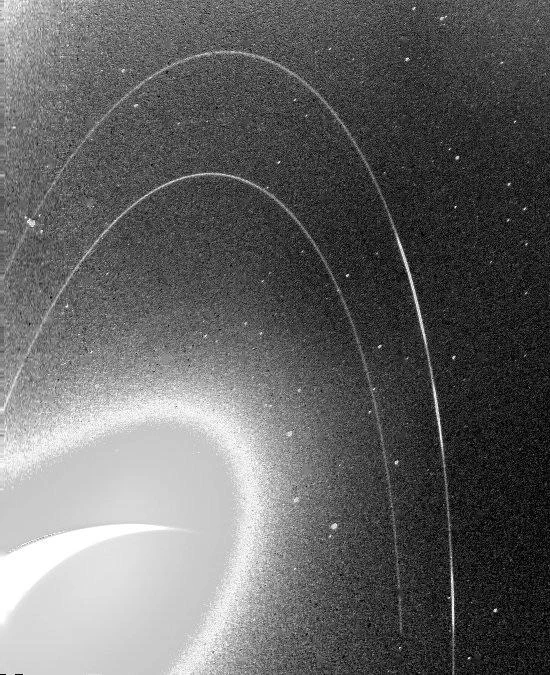 First Detailed Image of Neptune’s Rings taken by Voyager 2 - Date- August 8, 1999, | Scrolller