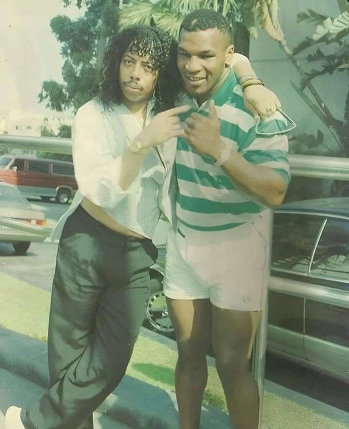 Rick James & Mike Tyson, 1990 | Scrolller