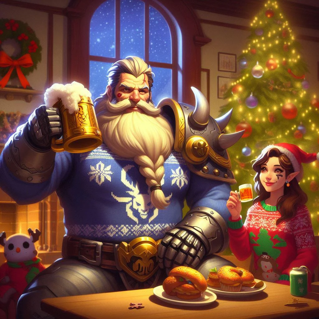 Happy belated Yule from we Reinhardt mains! | Scrolller