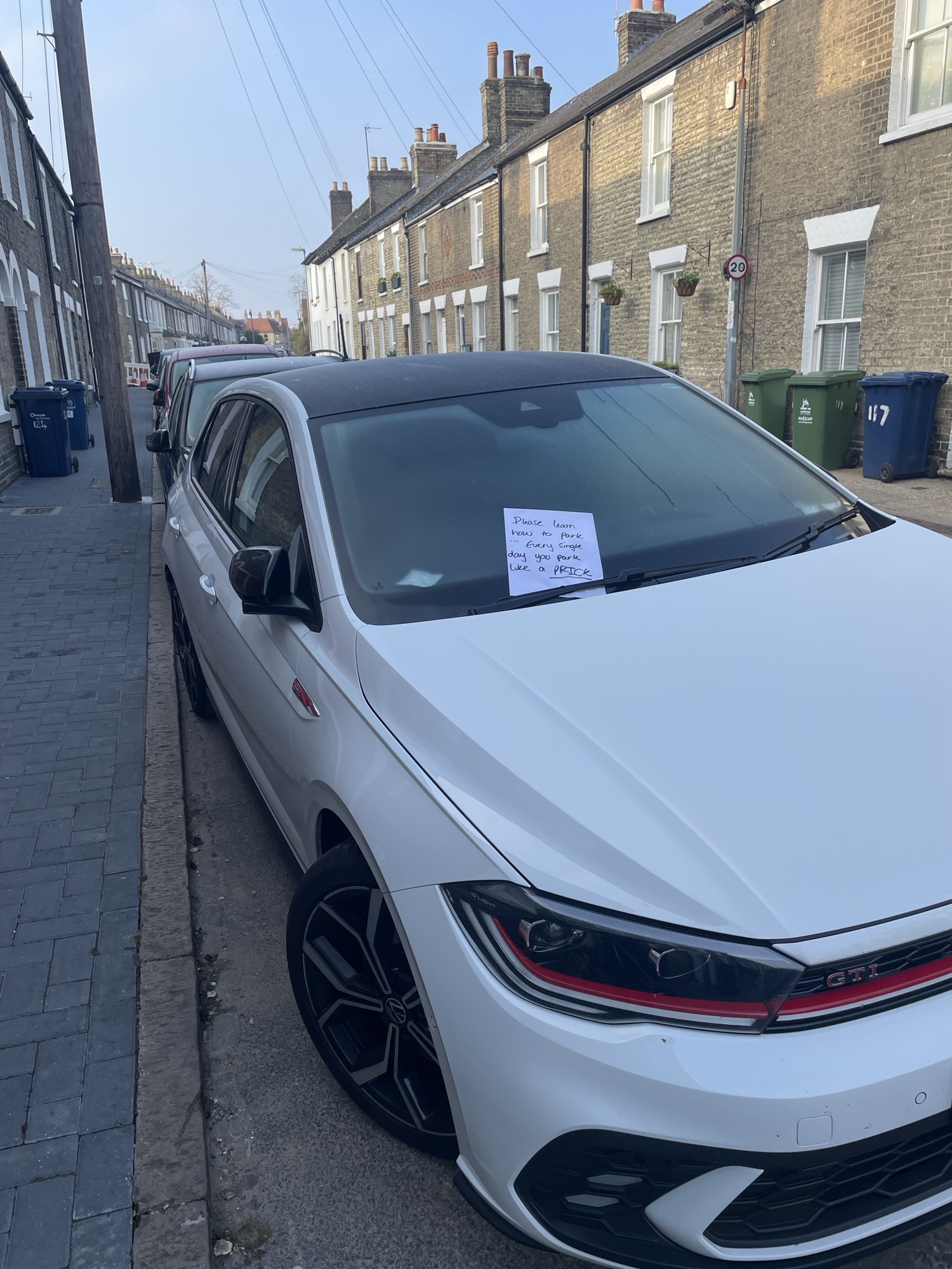 Discover more like Funny: Poor parking upsetting the neighbours in Cambridge, UK. and Related ...
